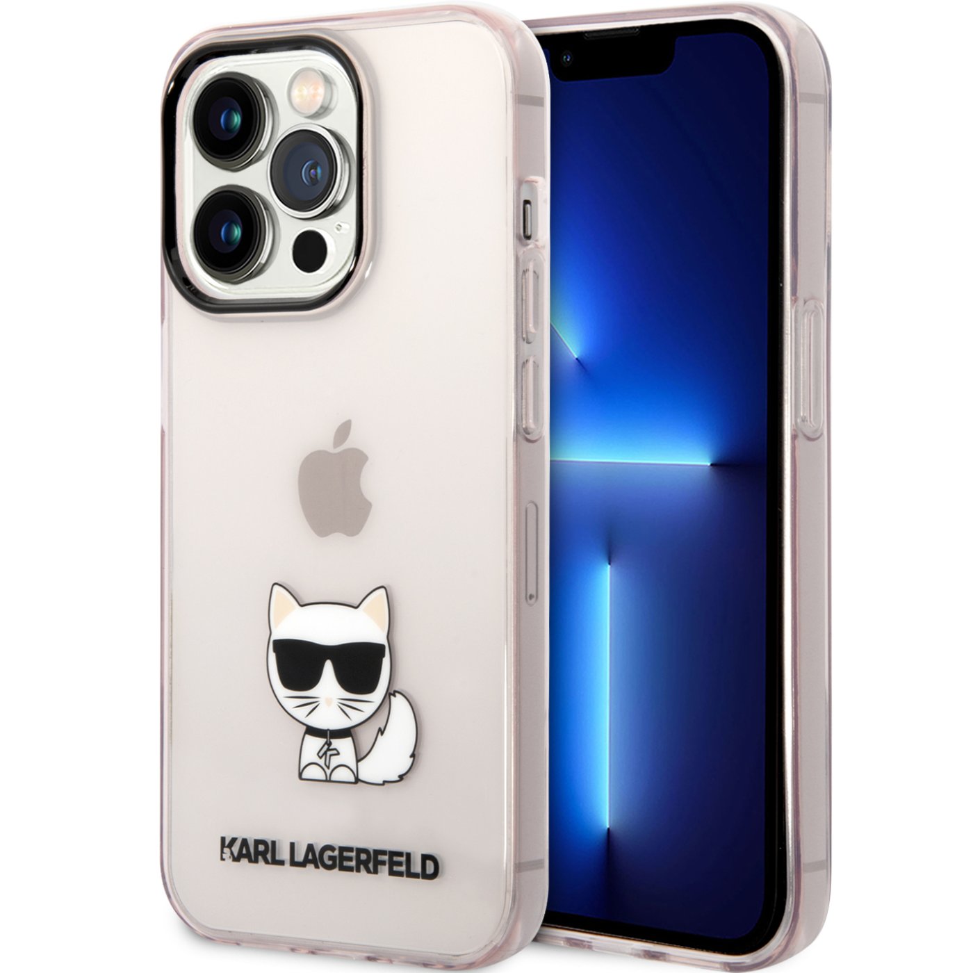 Karl Lagerfeld Liquid Glitter Case Big KL Logo For iPhone - Eshtir.com