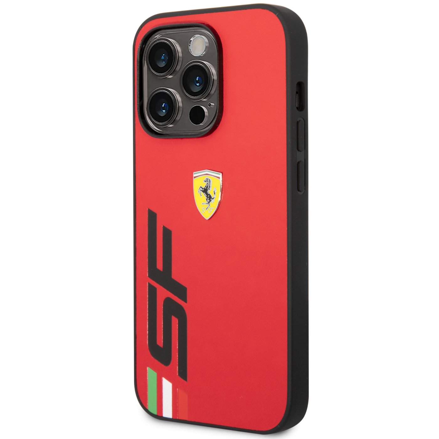 Ferrari Pu Leather Case With SF Logo For iPhone - Eshtir.com