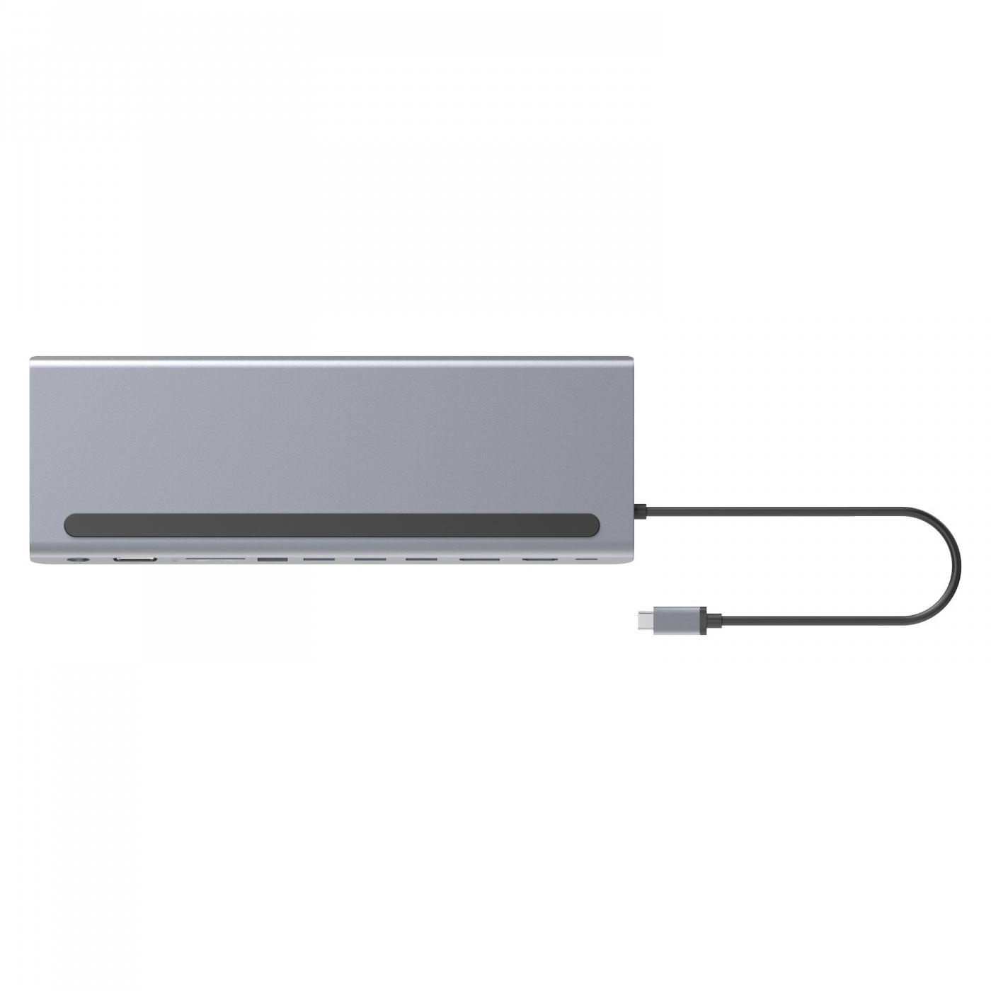 Powerology 11 in 1 USB Multiport Hub and Laptop Stand with HDMI 4K ...