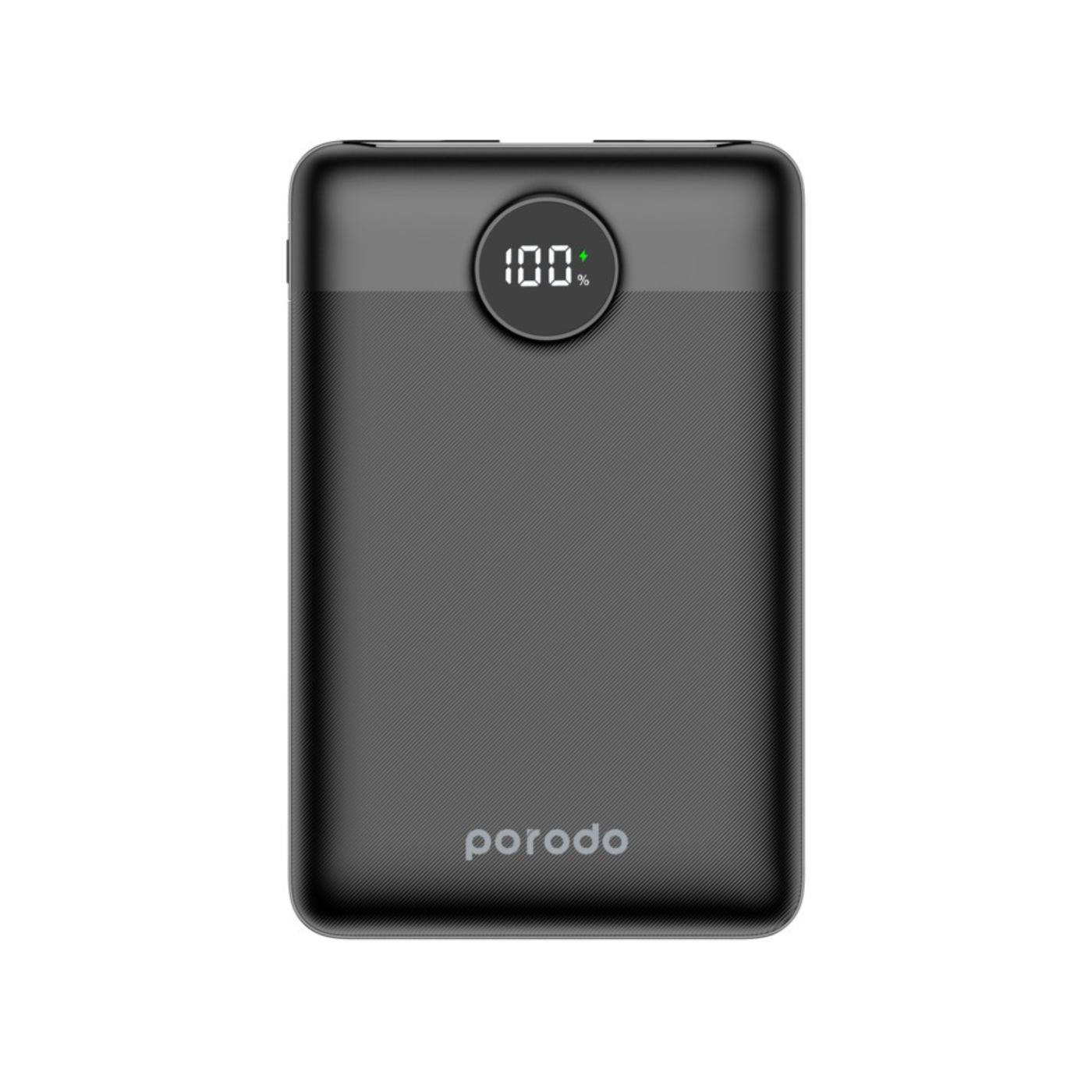Porodo Slim Power Bank 10000mAh with 2 Output Fast Charging QC3.0 ...