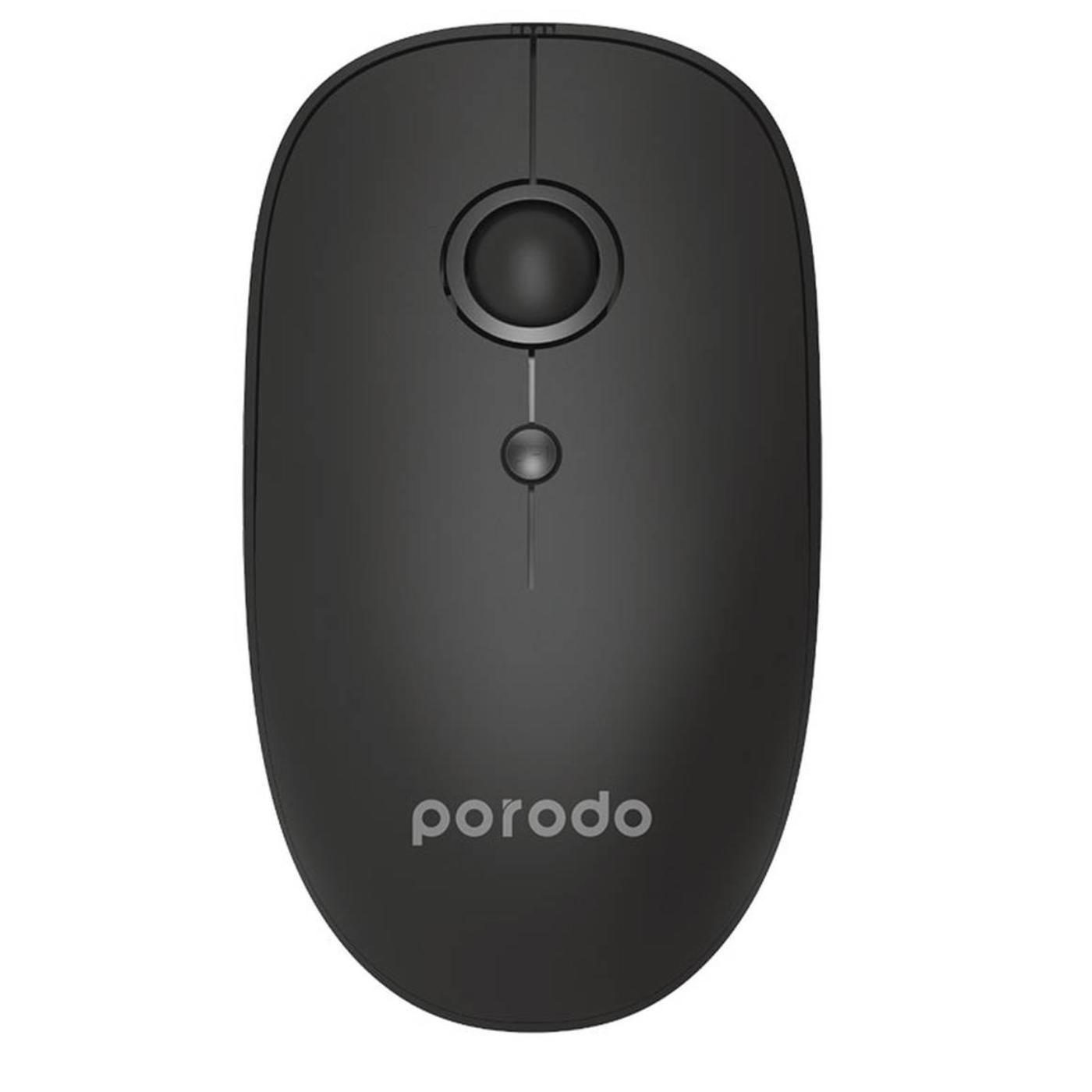 Porodo Bluetooth Wireless Mouse with Adjustable DPI Levels - Black ...