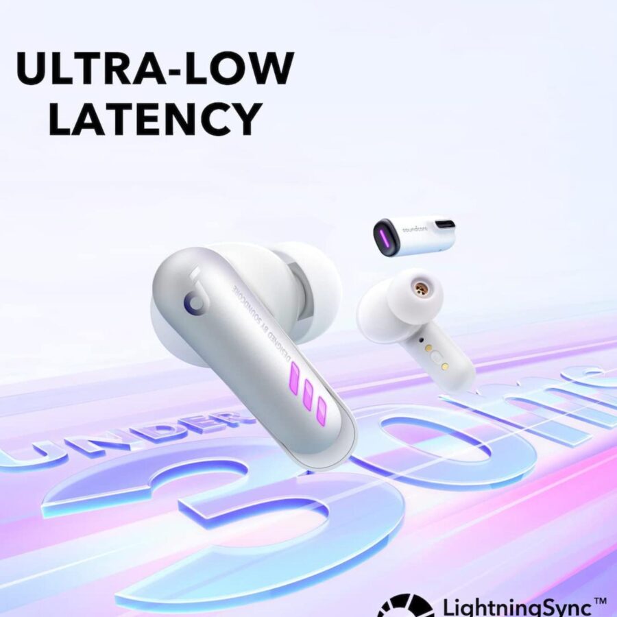 Anker Soundcore VR P10 Wireless Gaming Earbuds - White - Eshtir.com