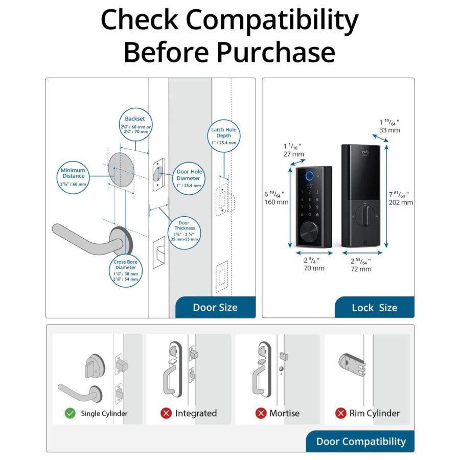 Anker Eufy Smart Lock Touch and Wi-Fi - Eshtir.com Anker Eufy Smart Lock Touch and Wi-Fi - Eshtir.com