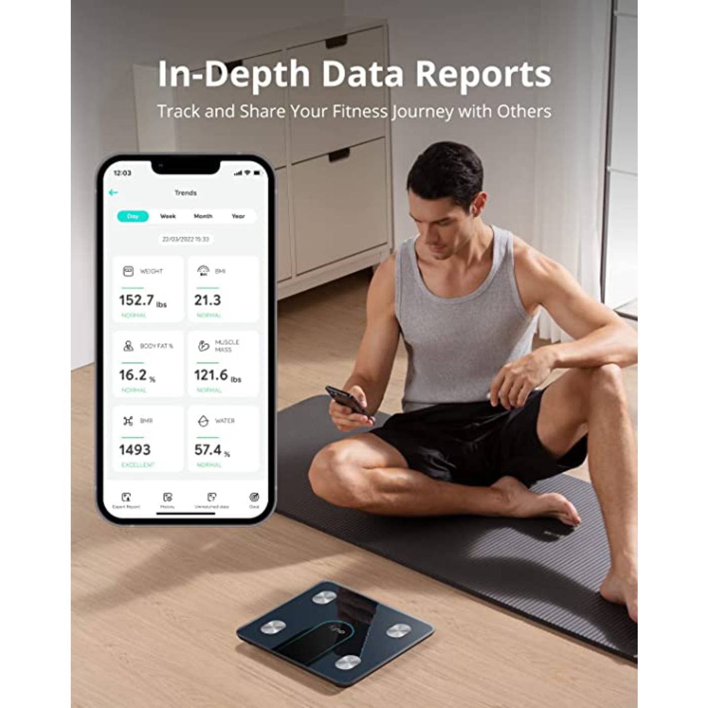eufy Smart Scale P2 With Wi-Fi And Bluetooth - Eshtir.com