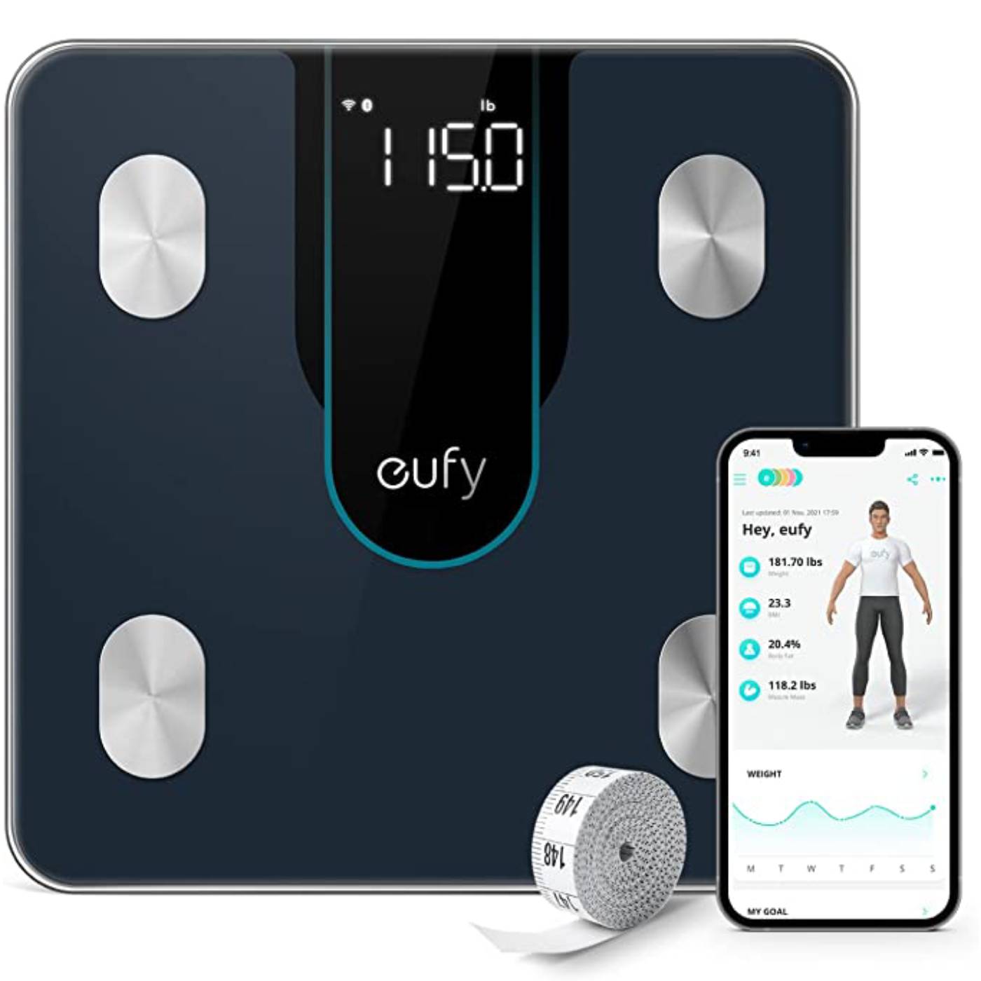 eufy Smart Scale P2 With Wi-Fi And Bluetooth - Eshtir.com