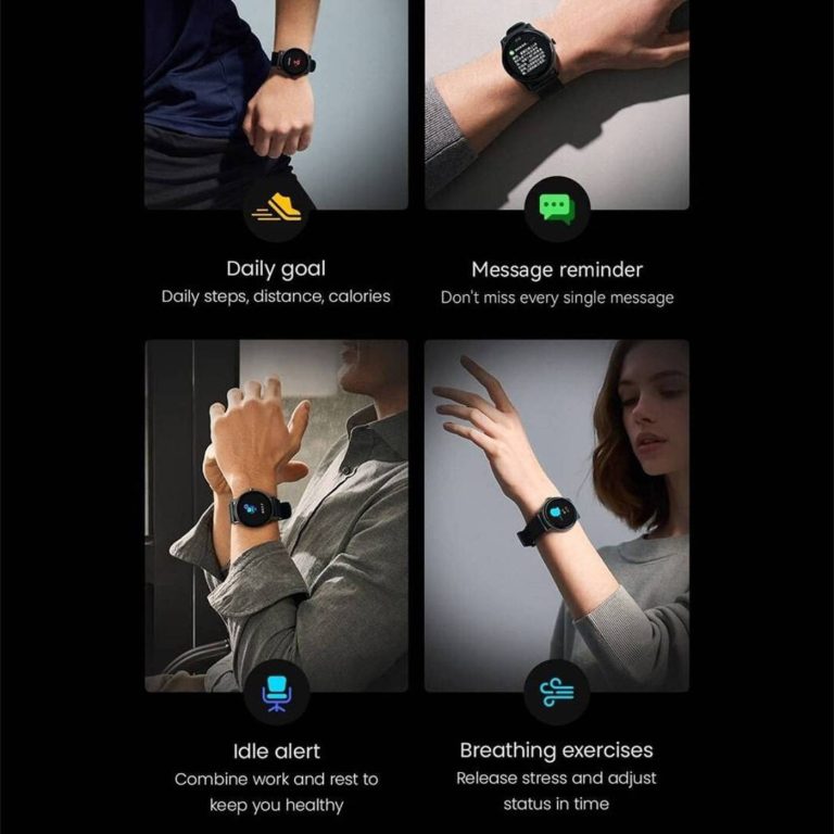 Haylou GS-LS09A Smart watch - Black - Eshtir.com
