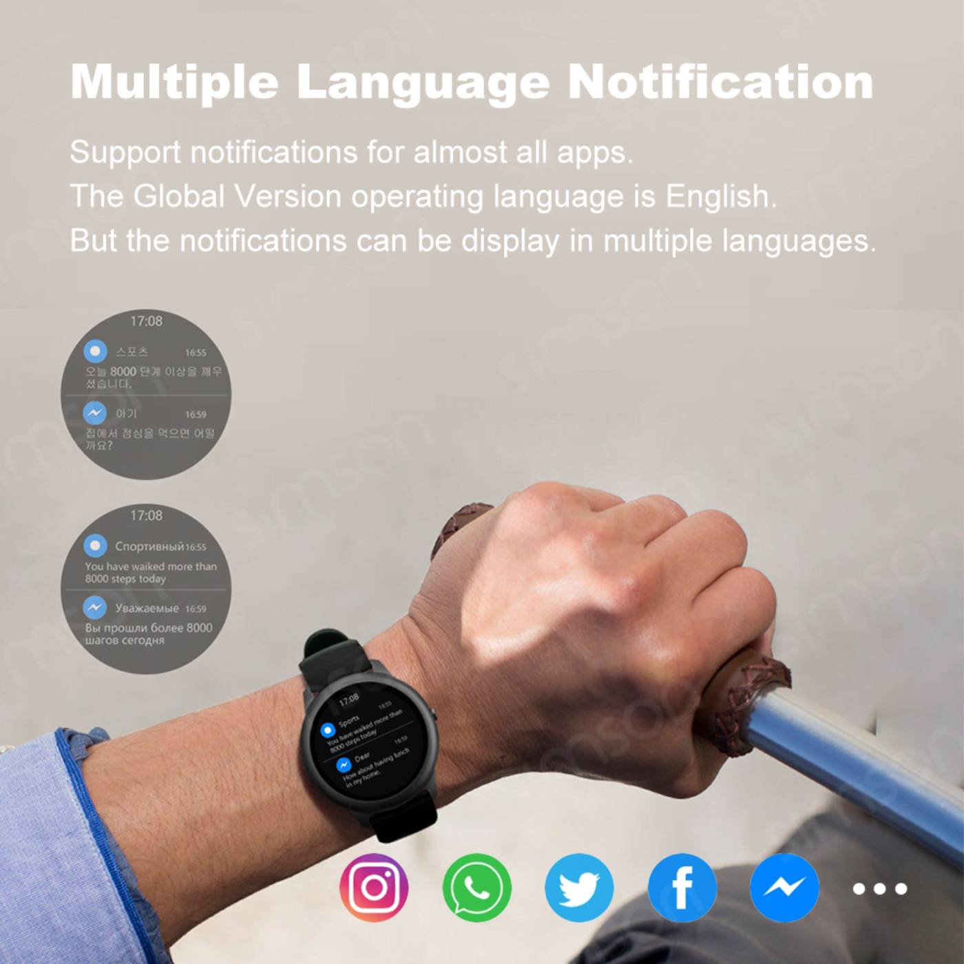 Haylou Solar LS05 Smart Watch - Black - Eshtir.com