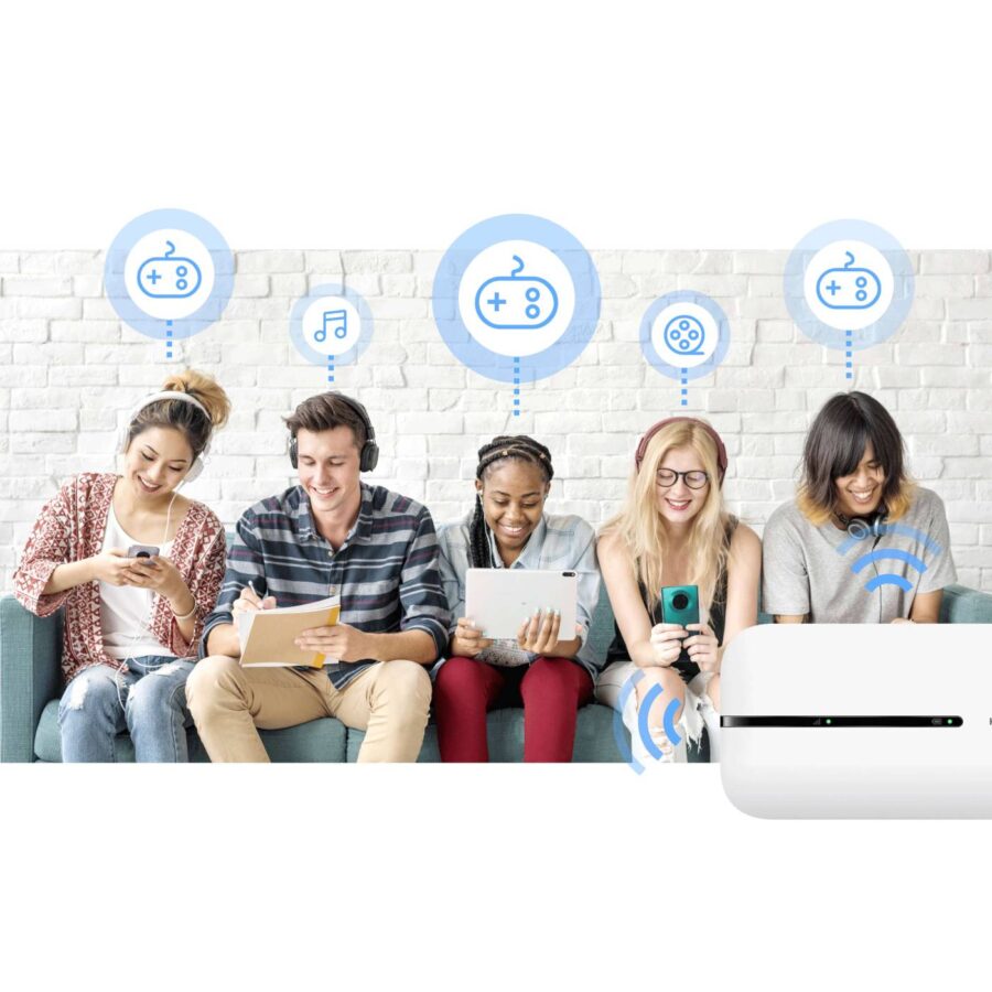 HUAWEI 4G LTE Mobile Wi-Fi 3S - White - Eshtir.com