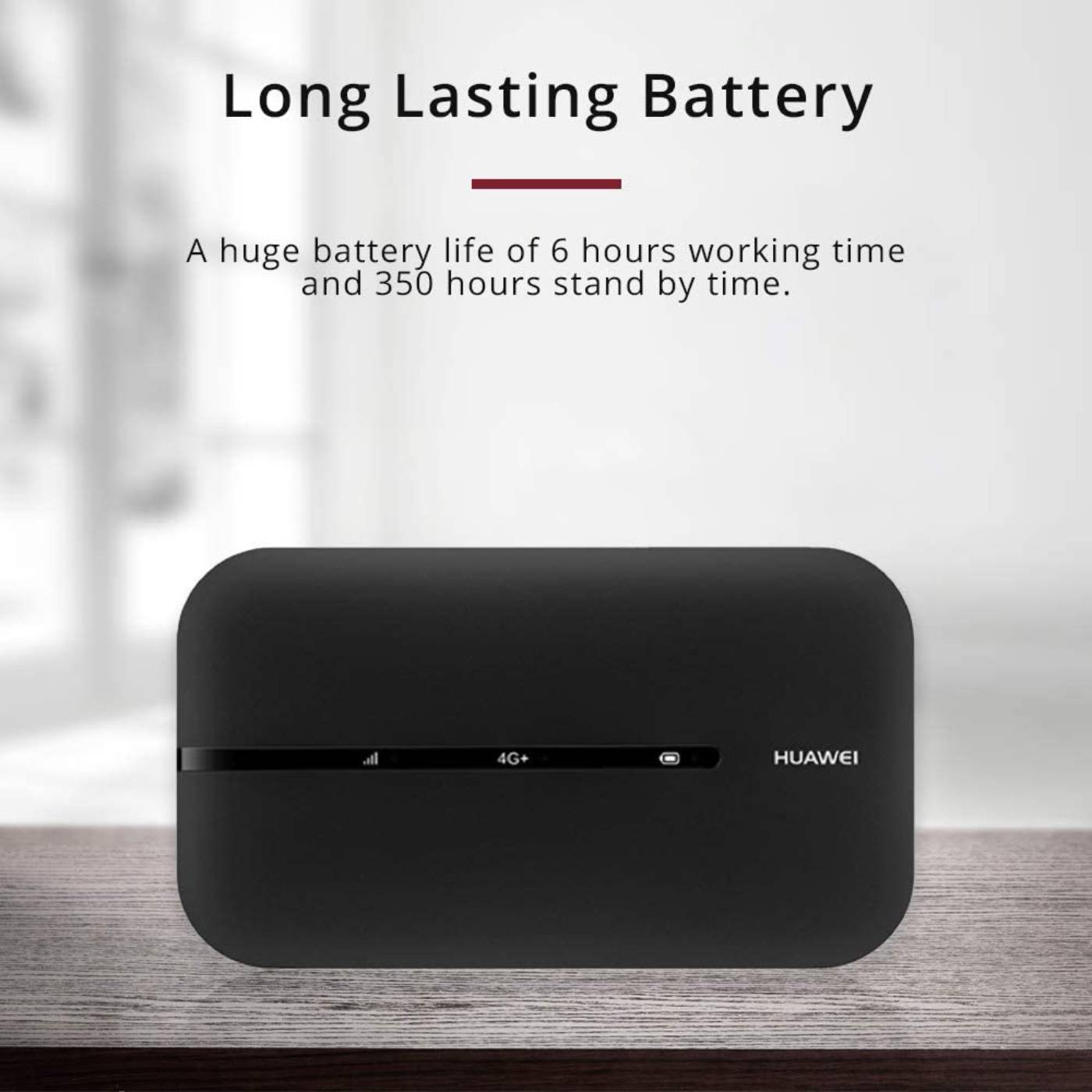 HUAWEI 4G Mobile Wi-Fi 3 - Black - Eshtir.com