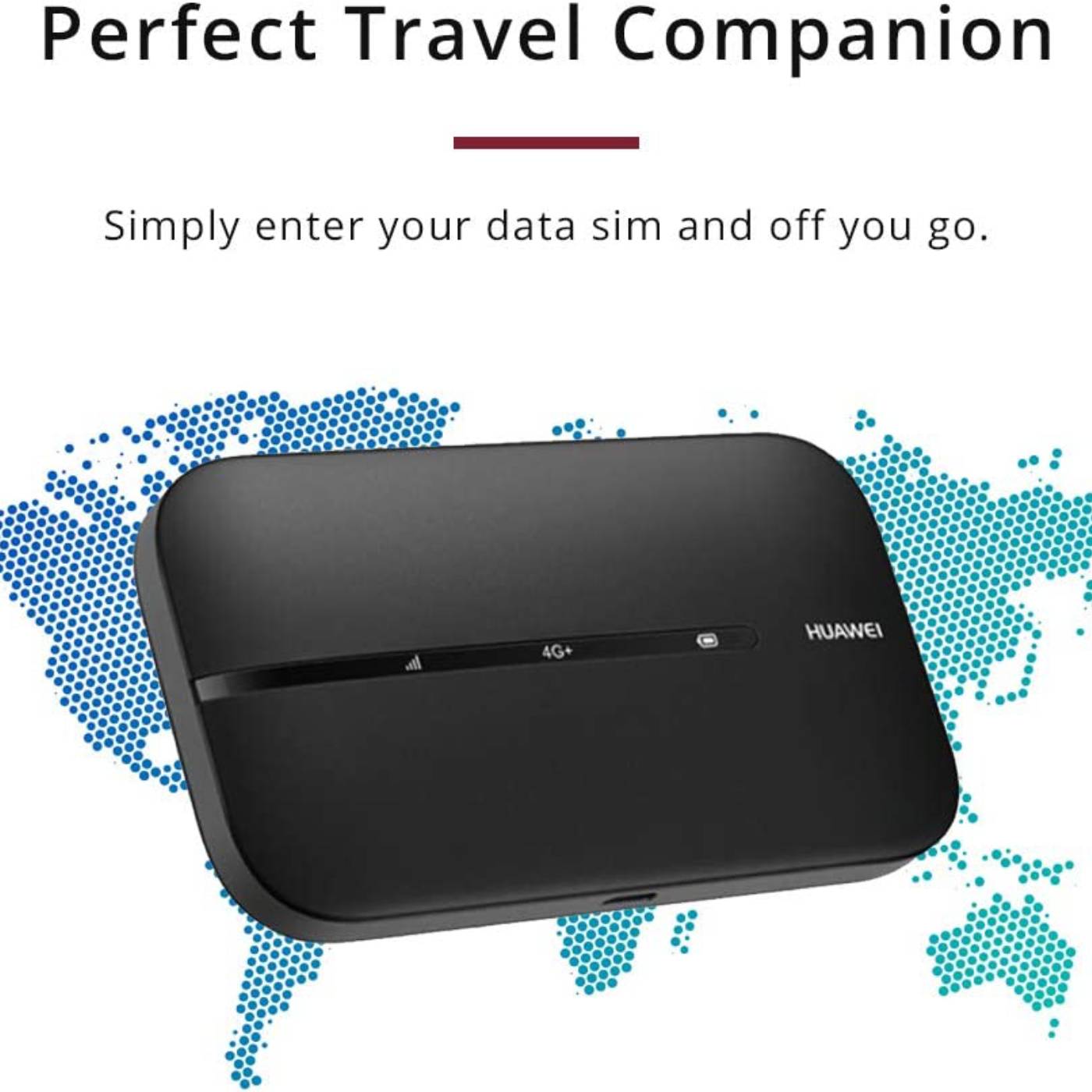 HUAWEI 4G Mobile Wi-Fi 3 - Black - Eshtir.com