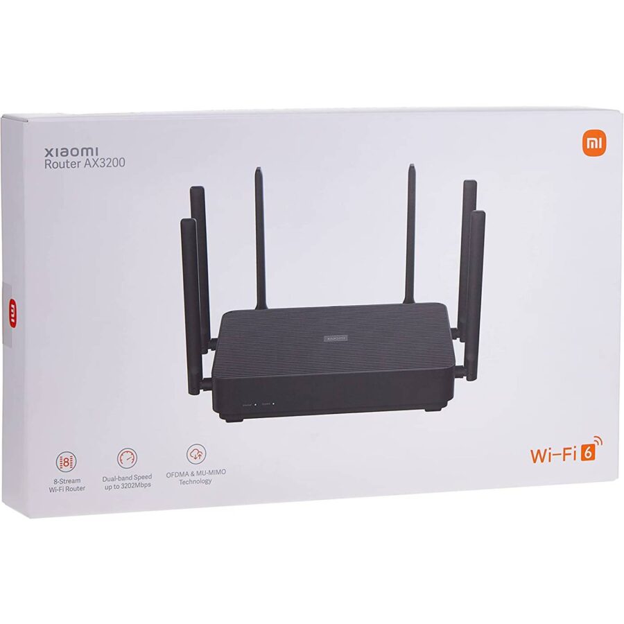 Xiaomi Mi Wireless Router AX3200 - Black - Eshtir.com