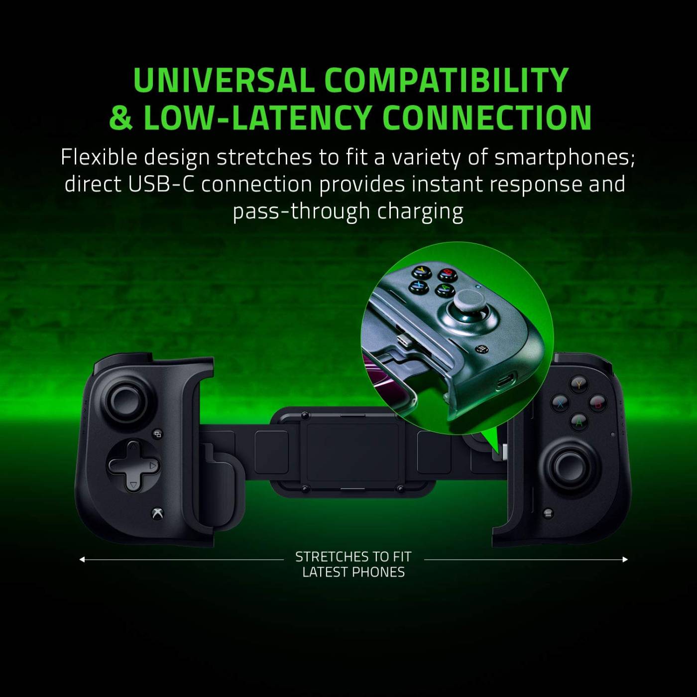 Razer Kishi Mobile Game Controller / Gamepad for Xbox Android USB-C ...