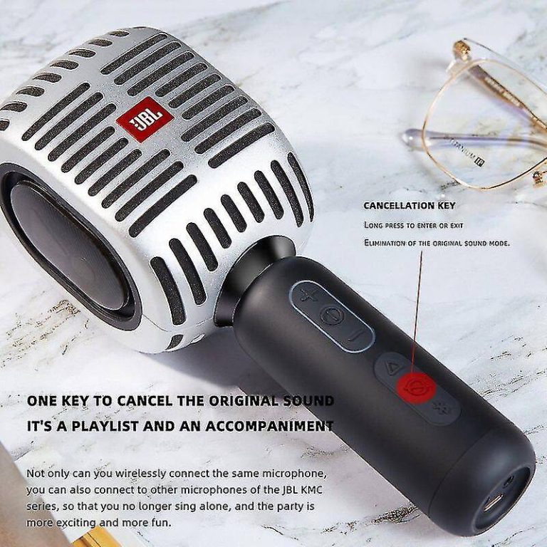 JBL KMC600 Bluetooth Wireless Karaoke Microphone - Eshtir.com