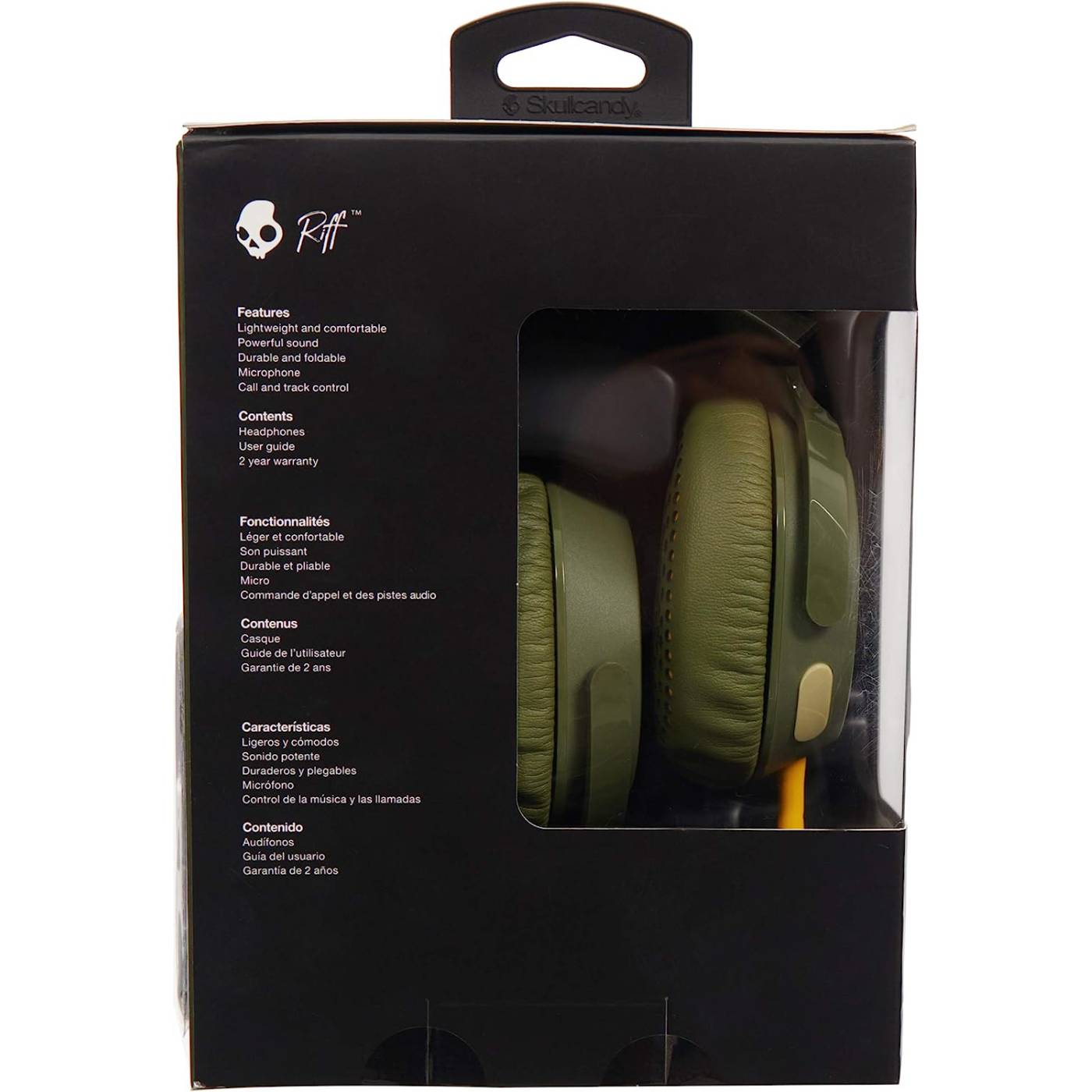 Skullcandy Riff Wired Over-Ear Headphones - Eshtir.com