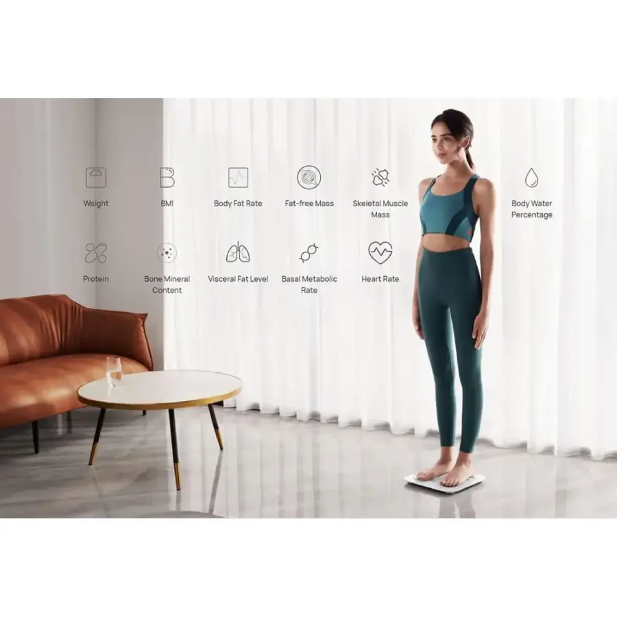 Huawei Scale 3 Smart Body Weight Scale - White - Eshtir.com