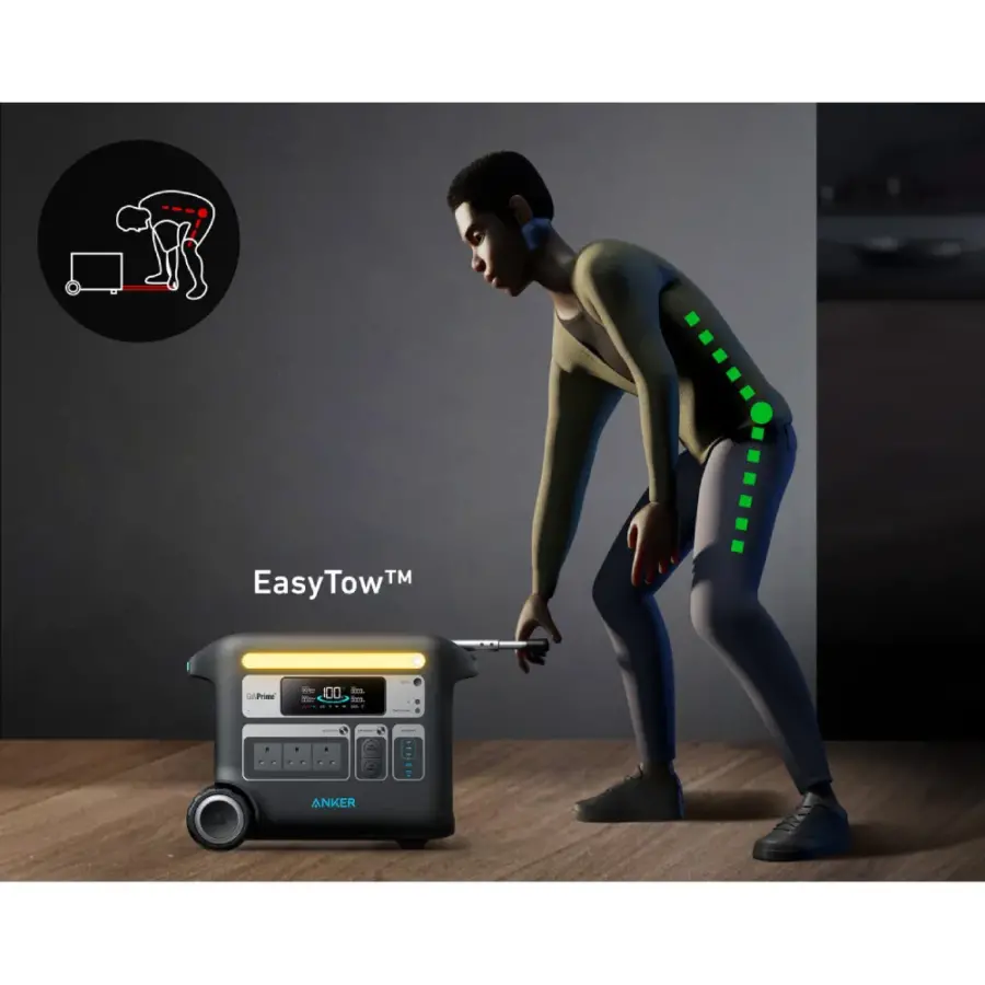 Anker SOLIX F2600 Portable Power Station - 2560Wh｜2400W | WiFi Remote ...