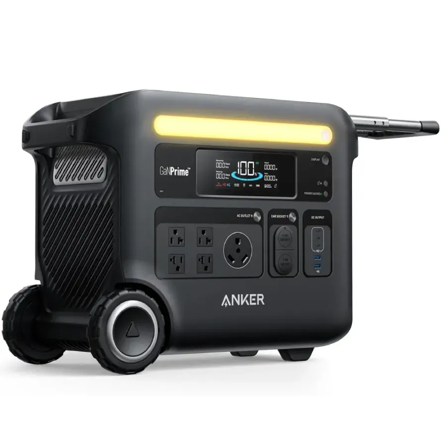 Anker SOLIX F2600 Portable Power Station - 2560Wh｜2400W | WiFi Remote ...