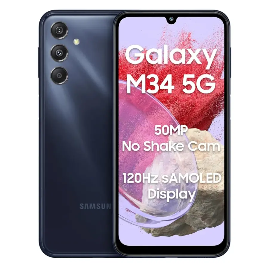 Samsung Galaxy M34 5G Android Smartphone 6GB RAM 128GB Storage - Eshtir.com