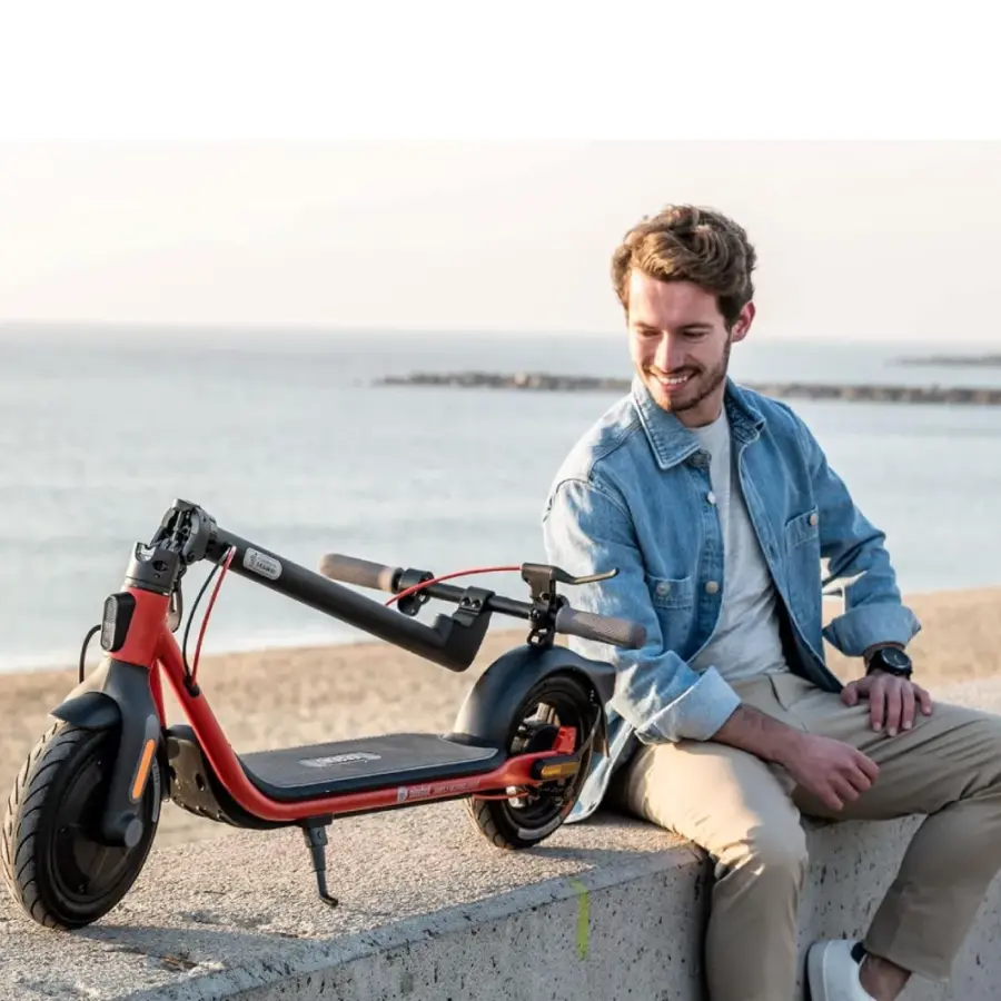 Segway Ninebot KickScooter D38E - Black/ Red - Eshtir.com