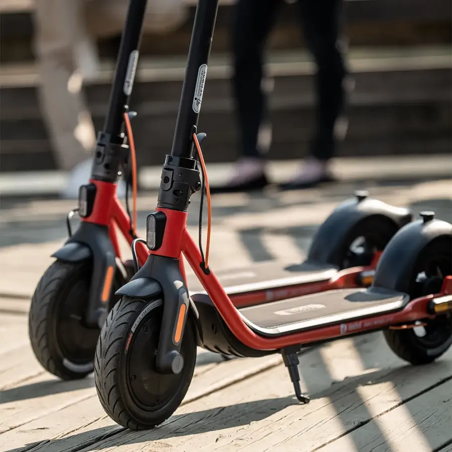 Segway Ninebot KickScooter D38E - Black/ Red - Eshtir.com