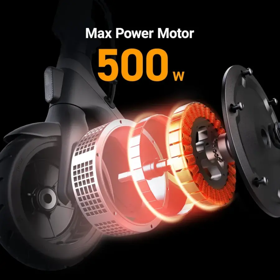 Segway Ninebot Electric KickScooter E2 Plus – Black and Grey - Eshtir.com