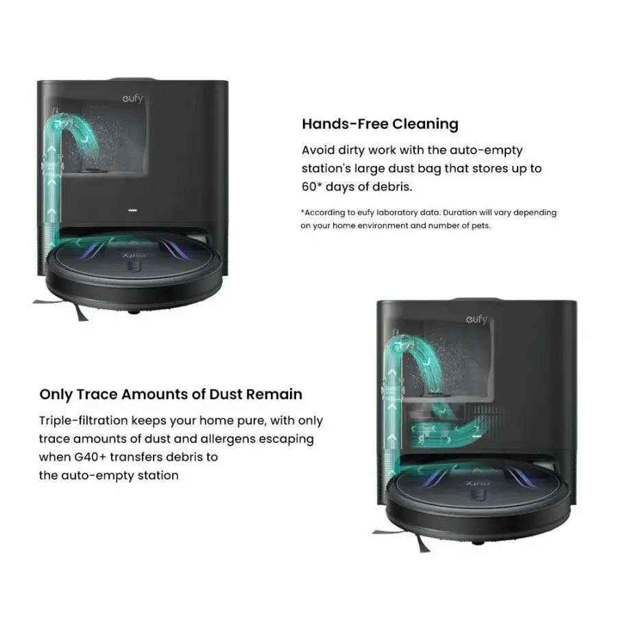 Eufy Clean by Anker roboVac G40+ Robot Vacuum Cleaner - Eshtir.com