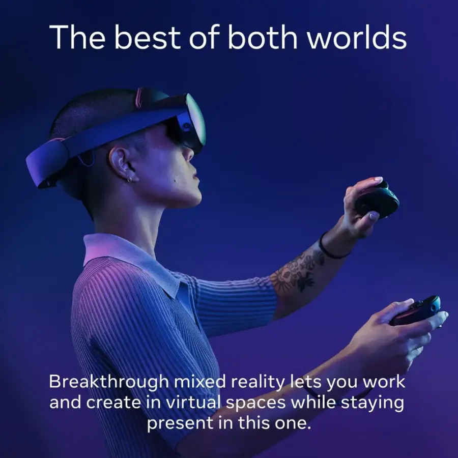 Meta Quest Pro Advanced All-In-One VR Headset - 256GB - Eshtir.com