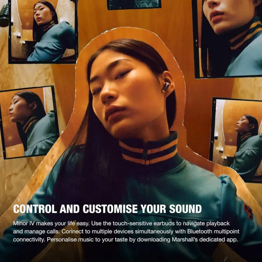 Marshall Minor IV True Wireless Earbuds - Black - Eshtir.com