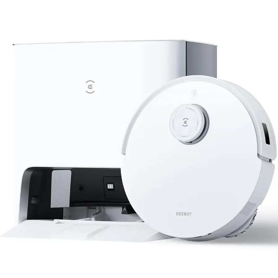 Ecovacs Deebot T10 Turbo Robot Vacuum Cleaner with SES - White - Eshtir.com