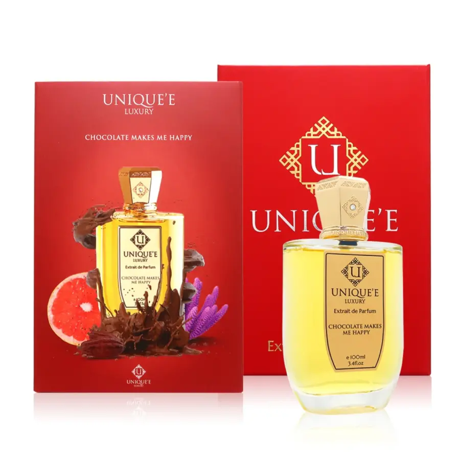 Unique'e Luxury Chocolate Makes Me Happy Extrait de Parfum 100ml - Eshtir.com