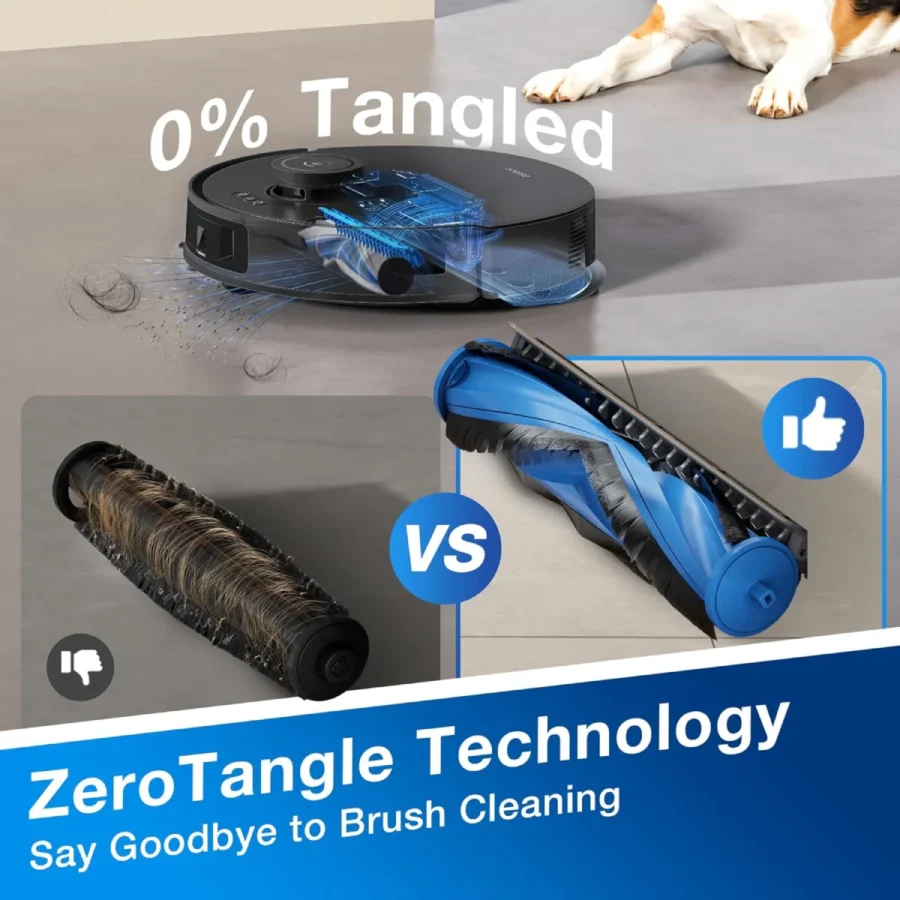 ECOVACS DEEBOT N20 Pro Plus Robot Vacuum Cleaner with Mopping Anti ...