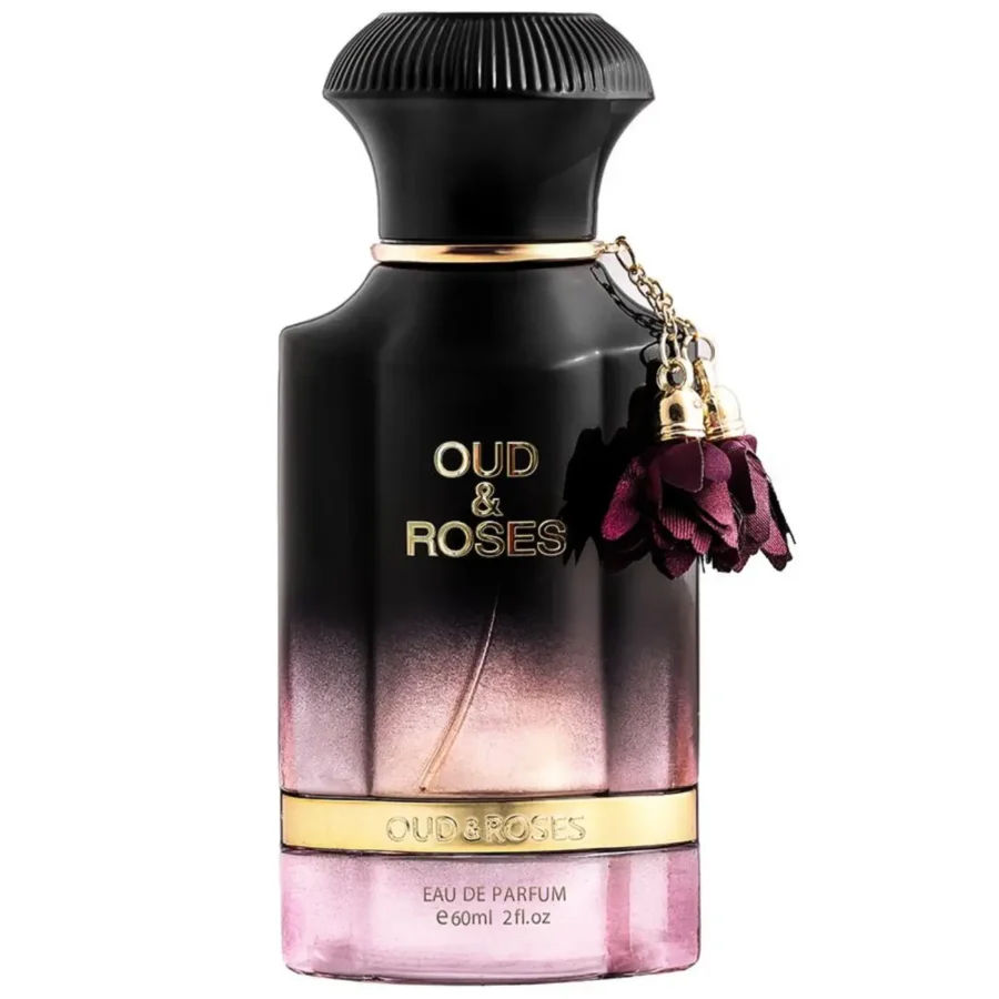 Ahmed Al Maghribi Oud & Roses Eau de Parfum 60ml - Eshtir.com