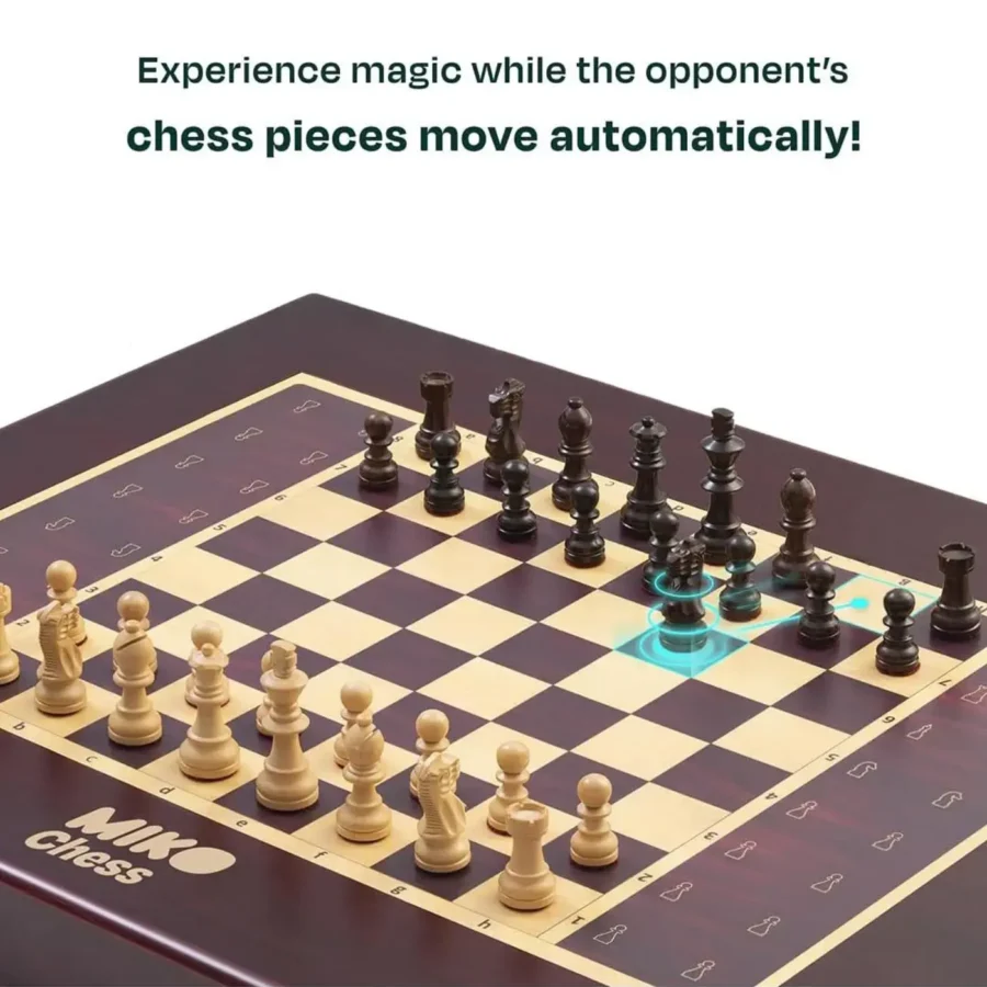 Miko Chess - Grand AI Chess Board with Self Moving Pieces - Eshtir.com
